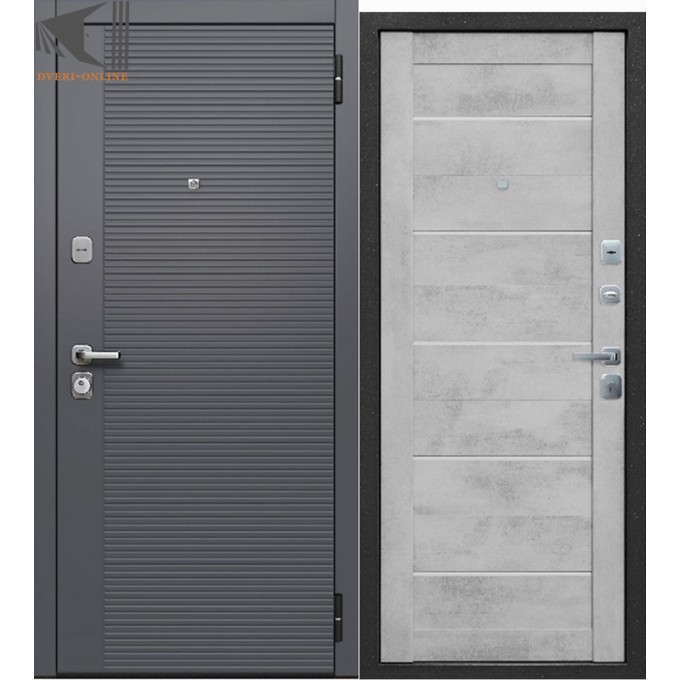 Входная дверь Бостон Бетон снежный Царга | Цены | Отзывы | Фото